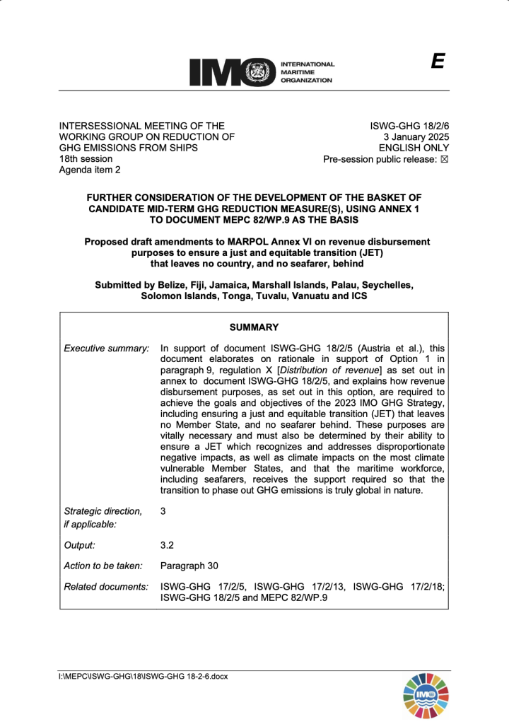 MEPC 83 & ISWG GHG 18-19 - Micronesian Center for Sustainable Transport